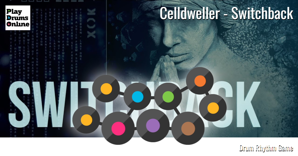 Celldweller - Switchback Rhythm game drums. - Play drums online