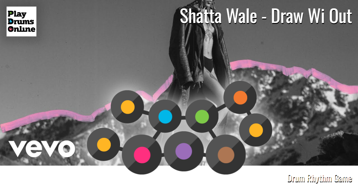 Shatta Wale - Draw Wi Out Rhythm game drums. - Play drums online