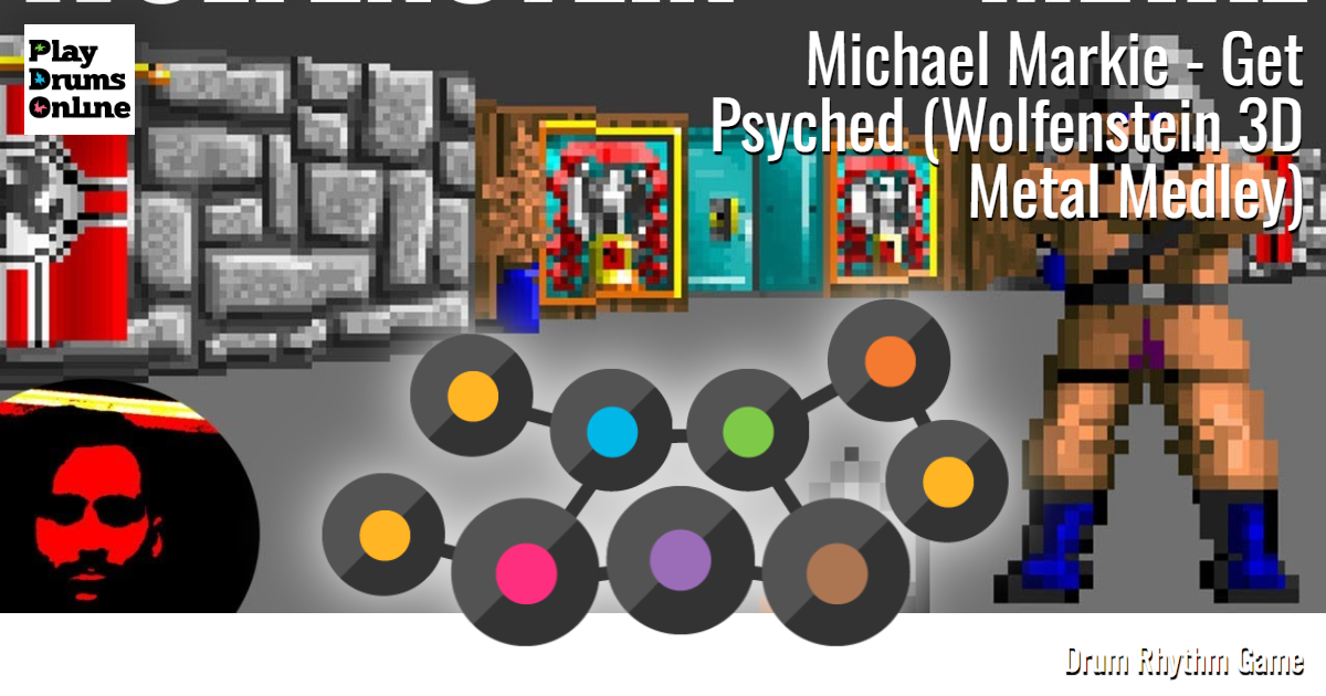 Michael Markie - Get Psyched (Wolfenstein 3D Metal Medley) Rhythm game ...