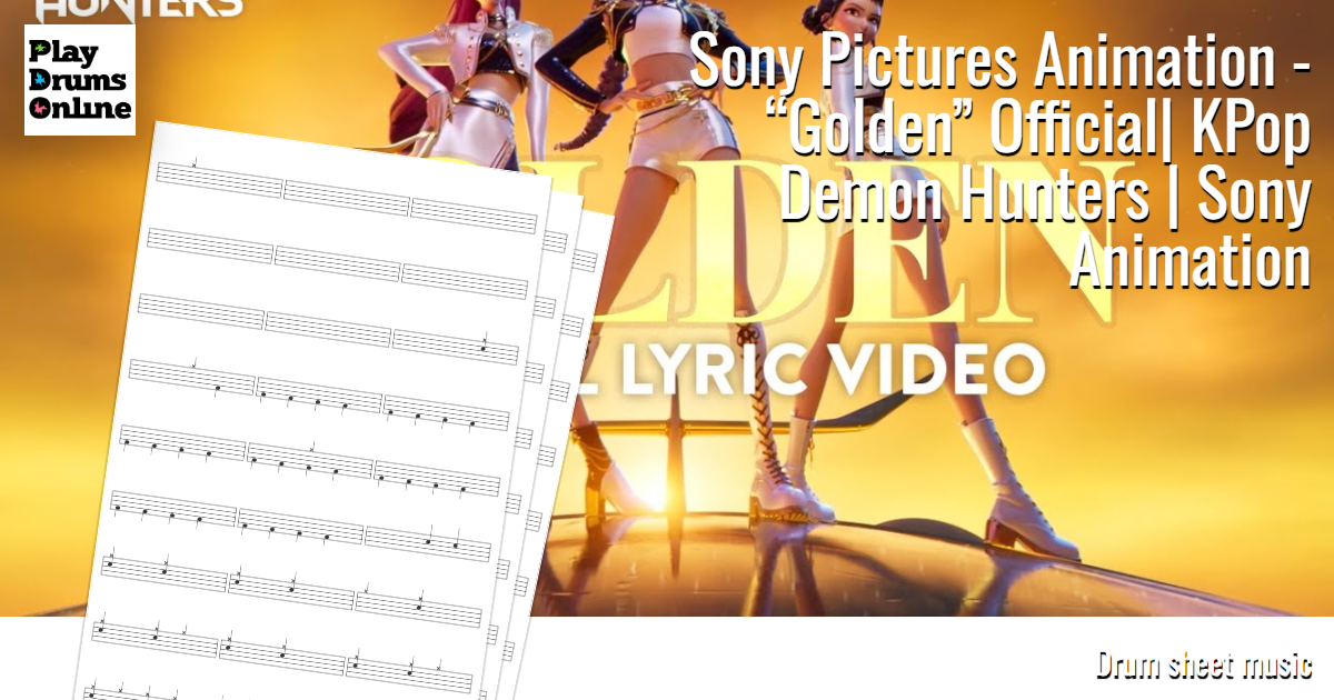 Sony Pictures Animation - “Golden” Official| KPop Demon Hunters | Sony ...