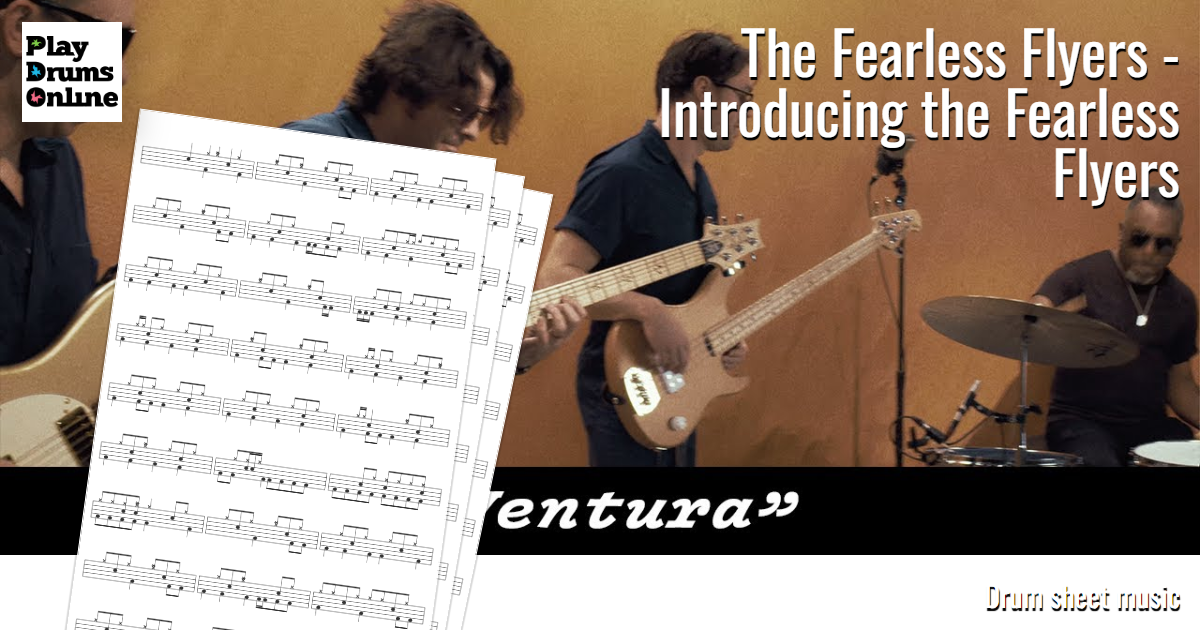 The Fearless Flyers - Introducing the Fearless Flyers drum sheet - Play ...