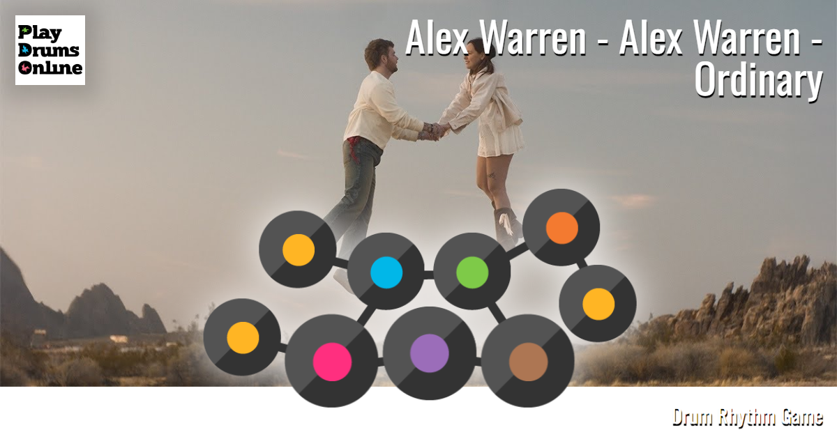 Alex Warren - Alex Warren - Ordinary Rhythm game drums. - Play drums online